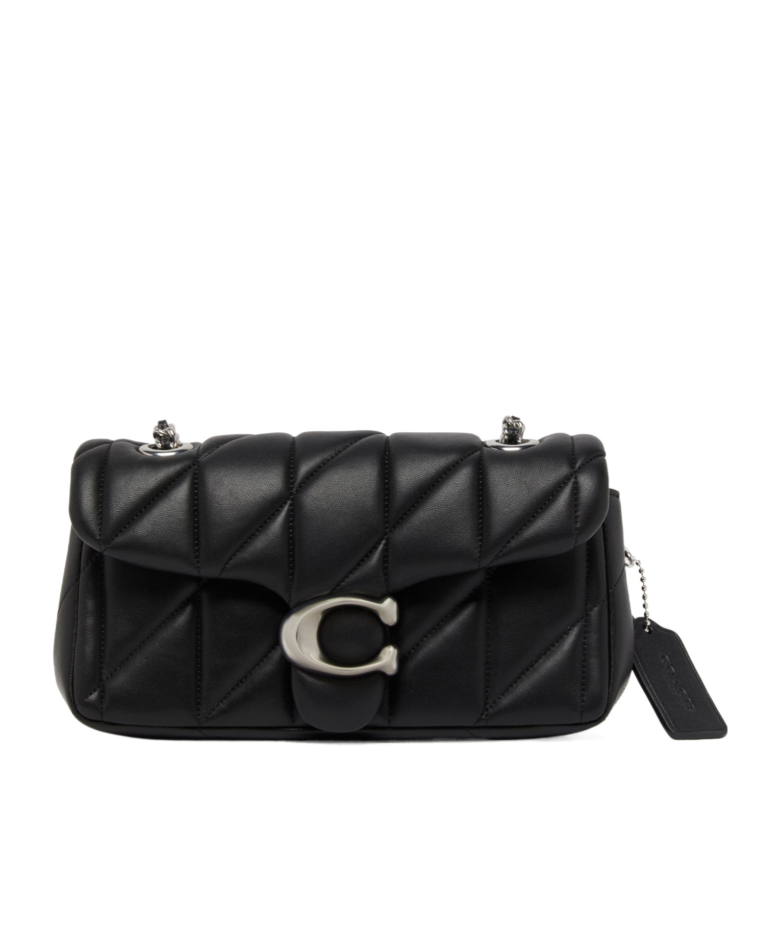 Coach Quilted Tabby 20 Shoulder Bag In Black | ModeSens