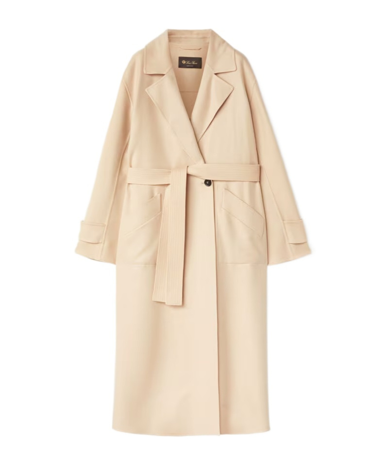 Loro Piana Freddy Double-breasted Cashmere Coat In Nude | ModeSens