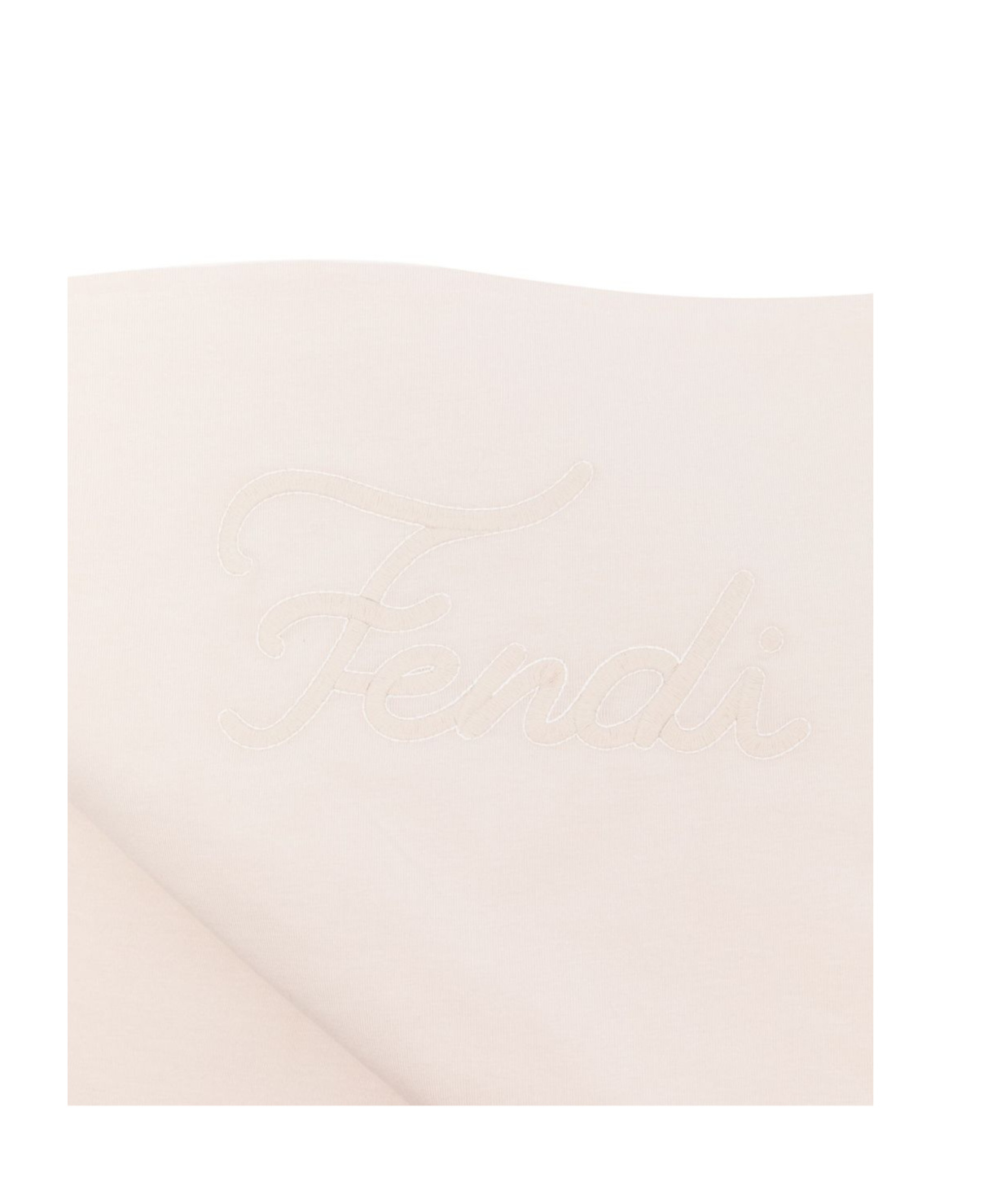 Fendi Embroidered Baby Blanket In White | ModeSens