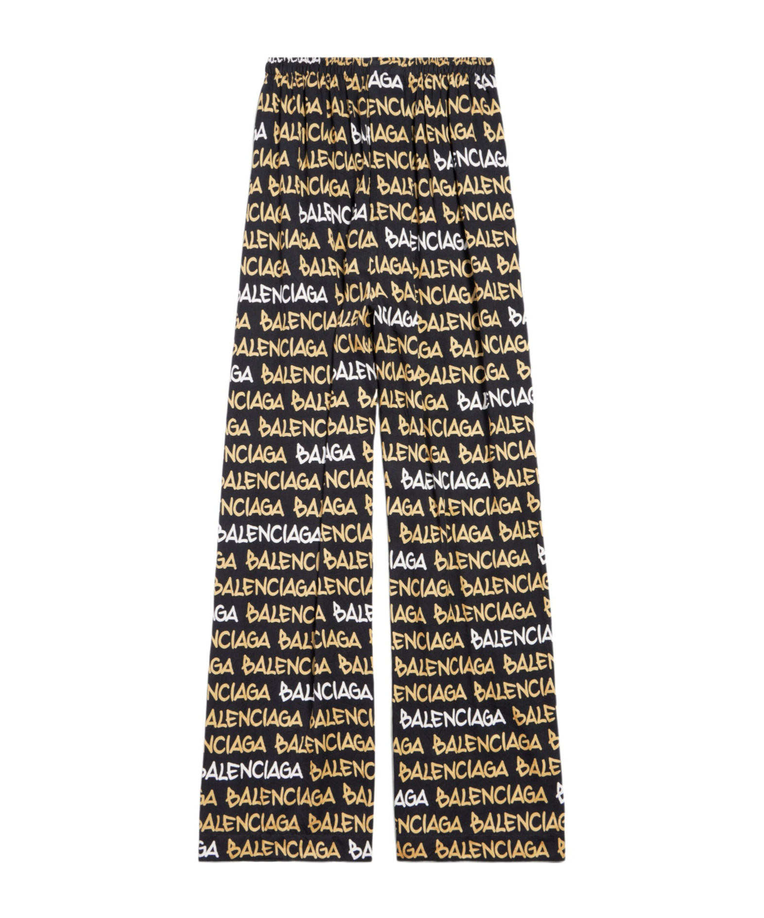 Balenciaga Logo Font Pajamas In Black | ModeSens