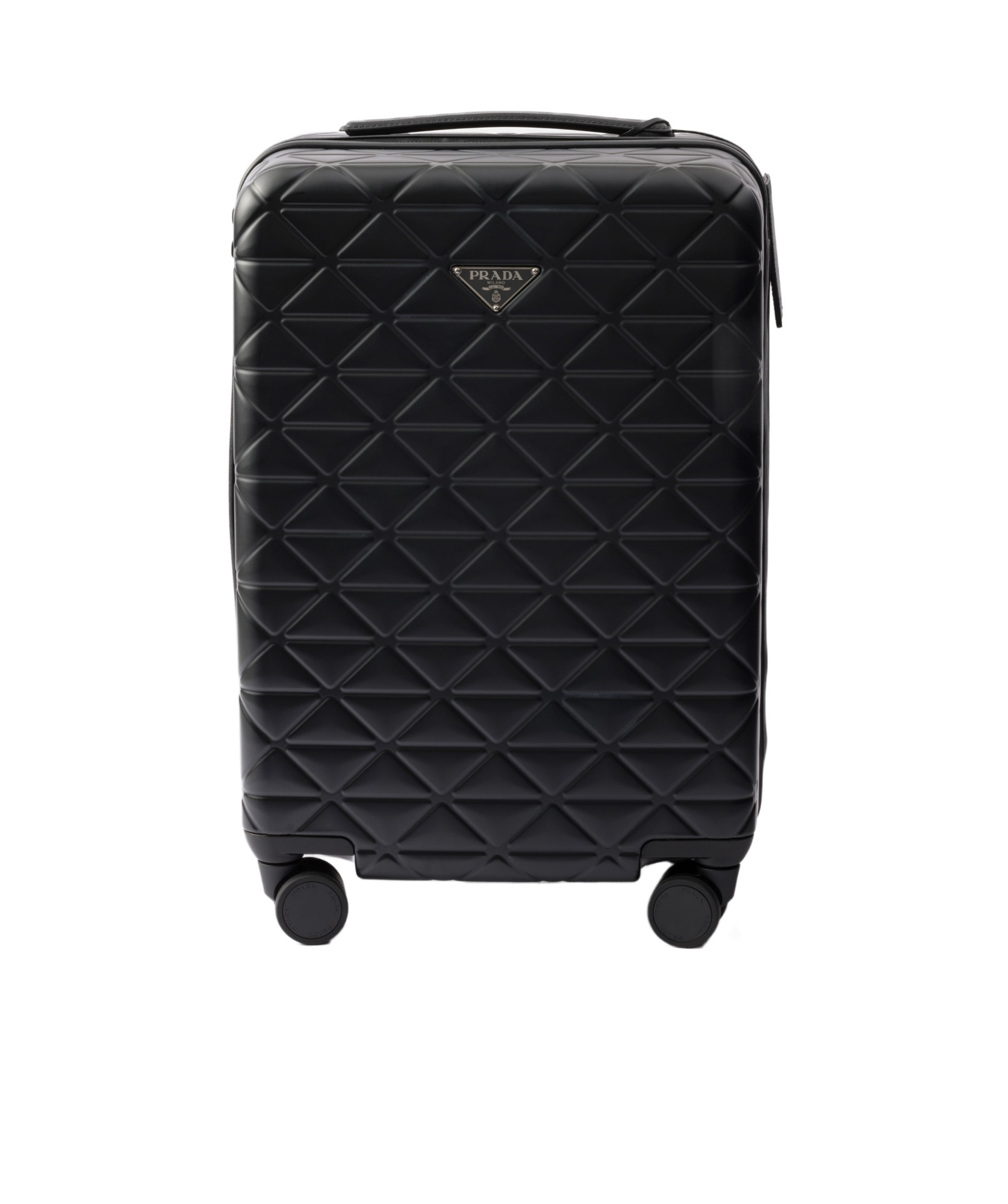 Prada Logo Trolley Box In Black | ModeSens
