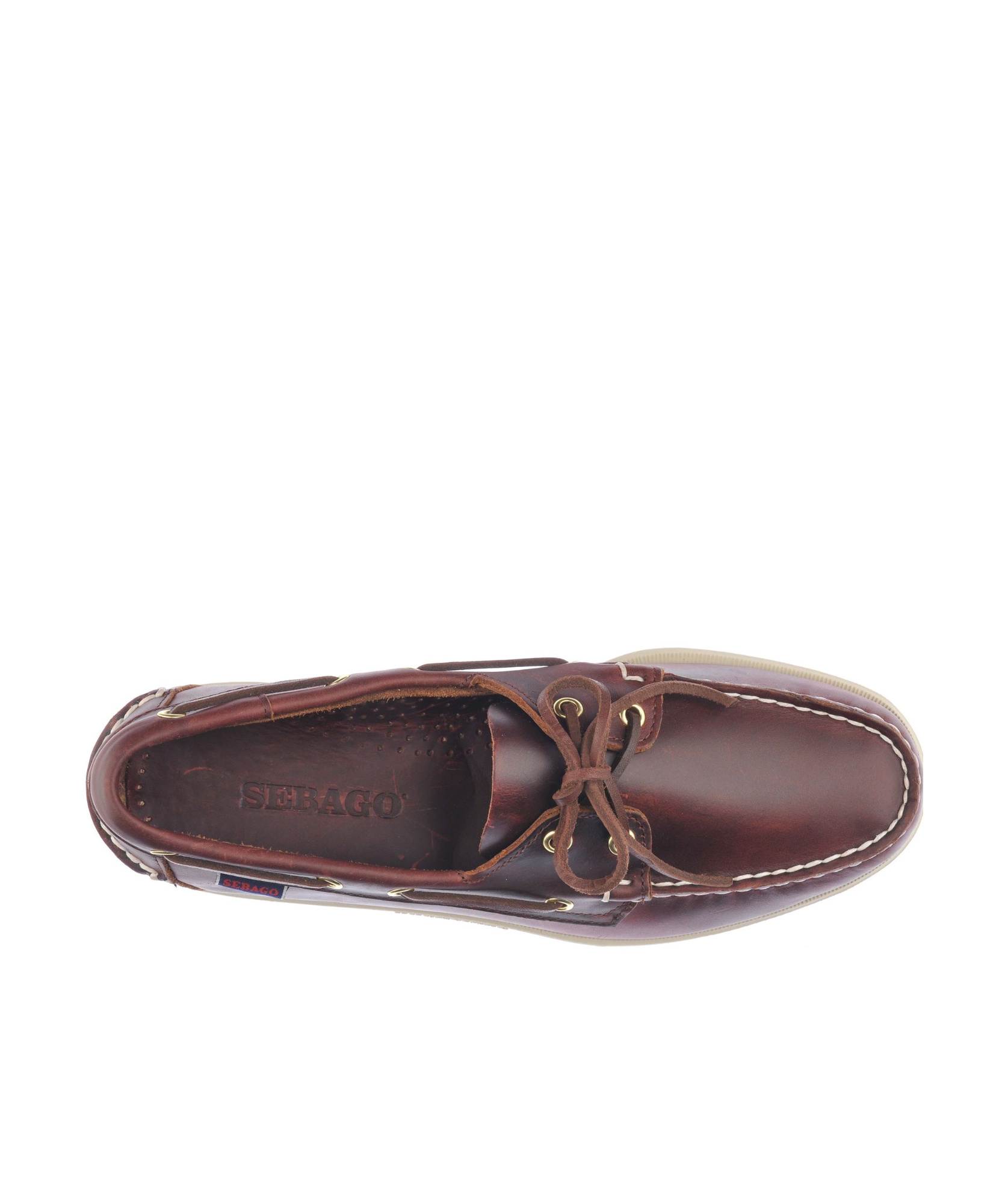 Sebago Docksides Portland Leather Boat Shoes In Brown | ModeSens