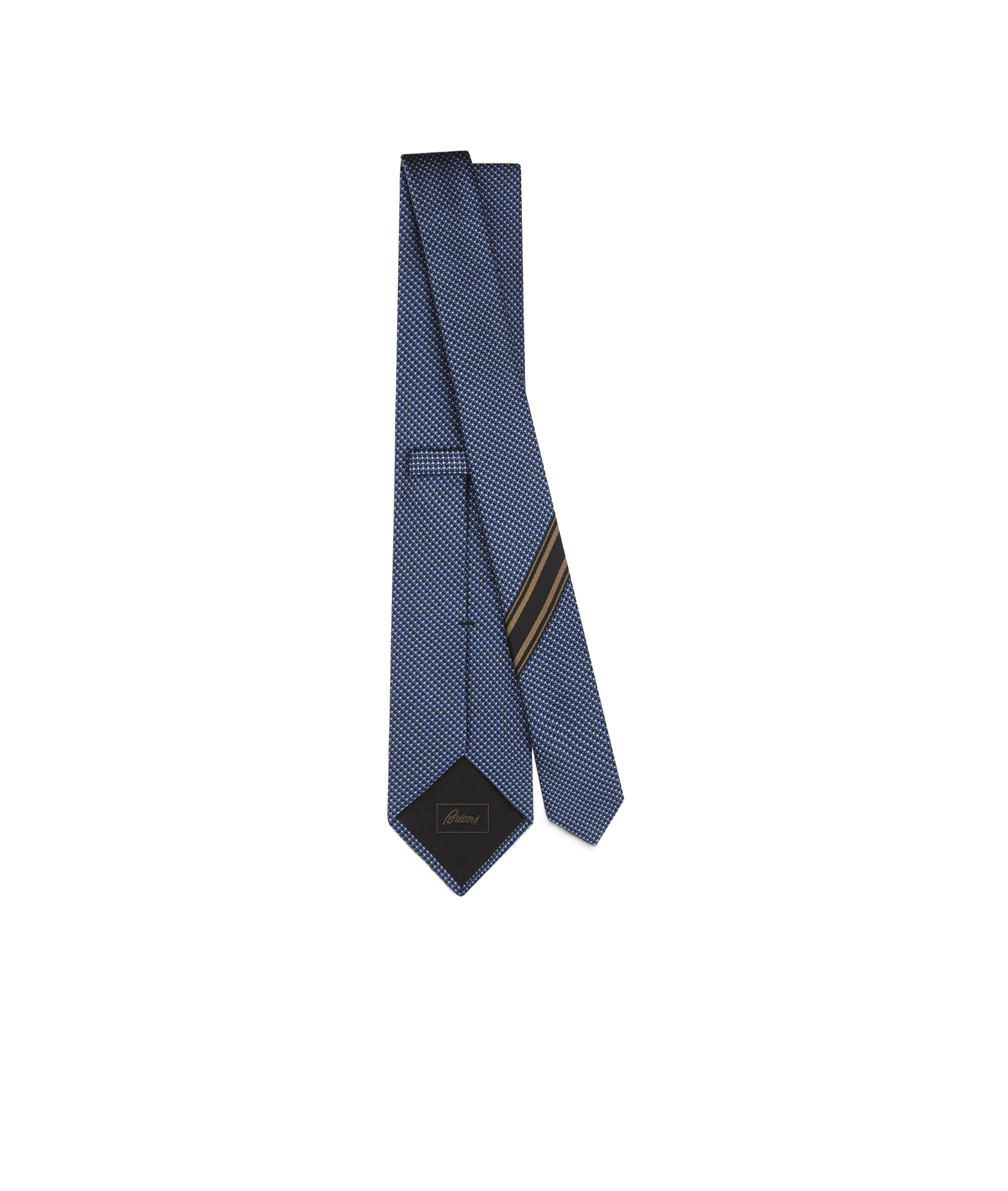 Brioni Textured-finish Pointed Tie In Blue | ModeSens