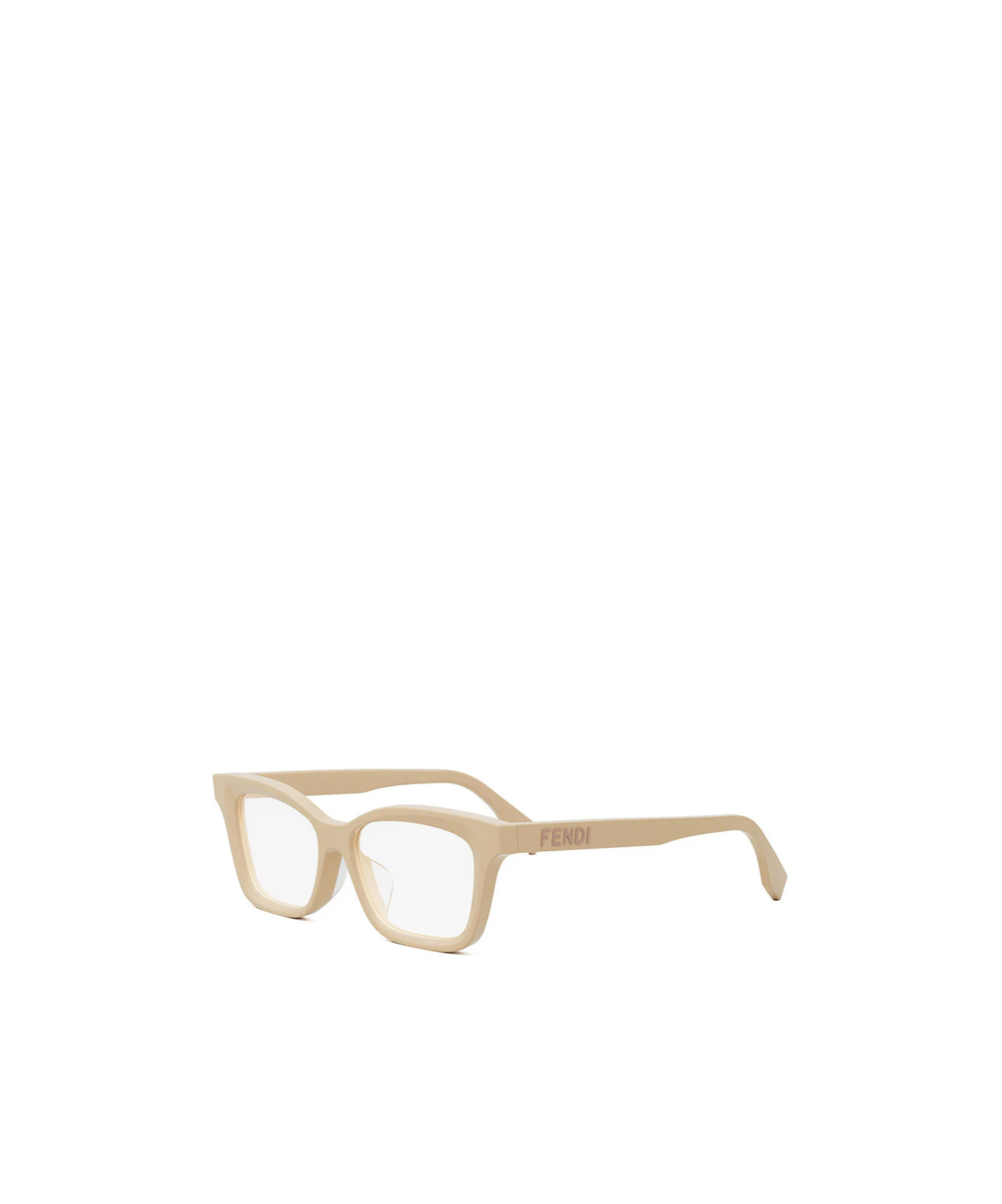 Fendi Logo Horizontal Mirror In Nude | ModeSens