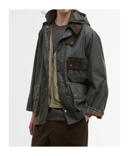 Barbour Modified Solway Waxed Jacket In Green | ModeSens