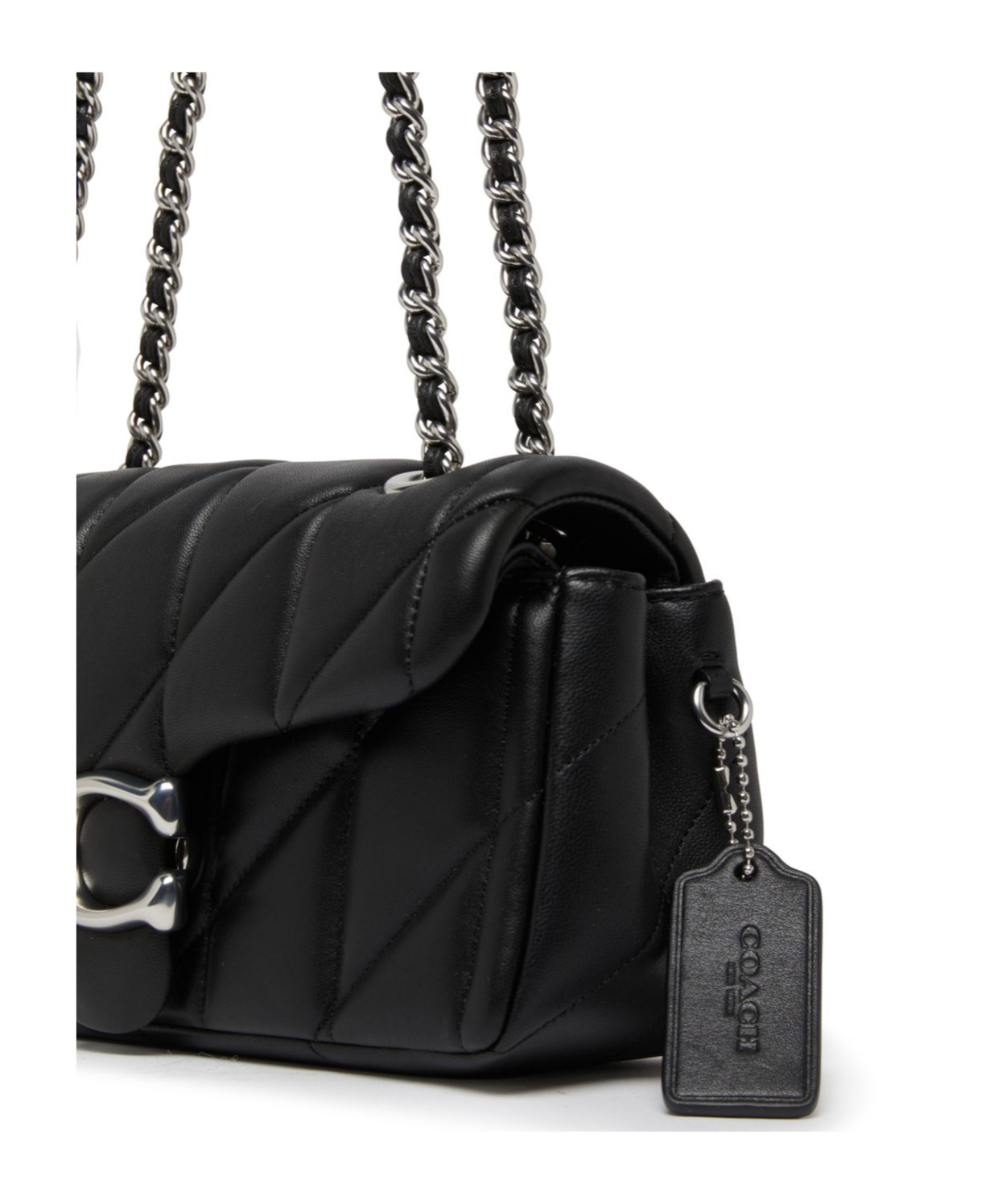 Coach Quilted Tabby 20 Shoulder Bag In Black | ModeSens
