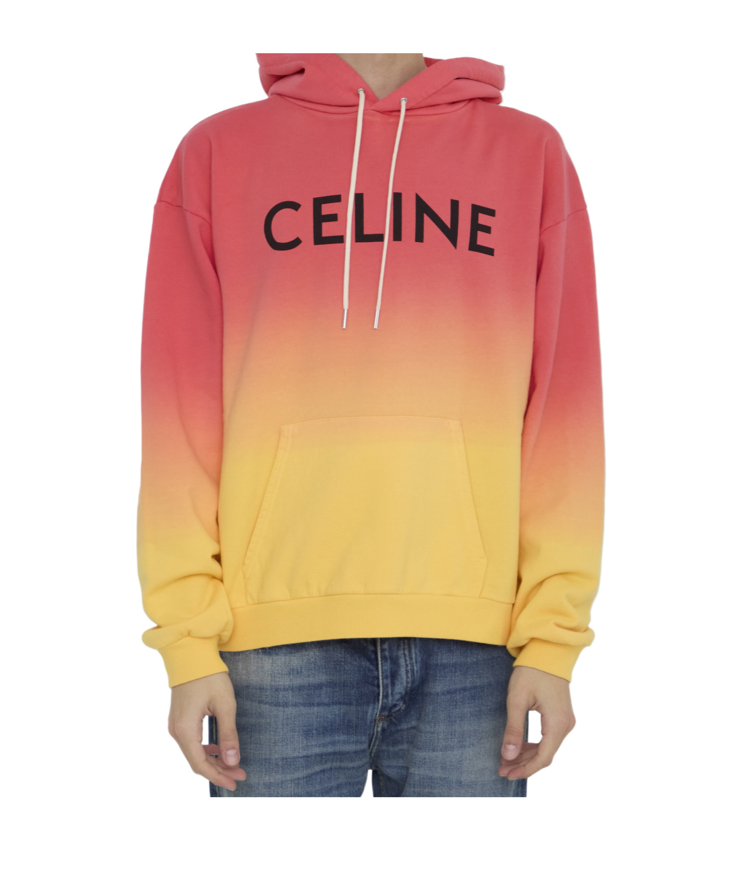 Celine Hooded Sweater In Orange | ModeSens