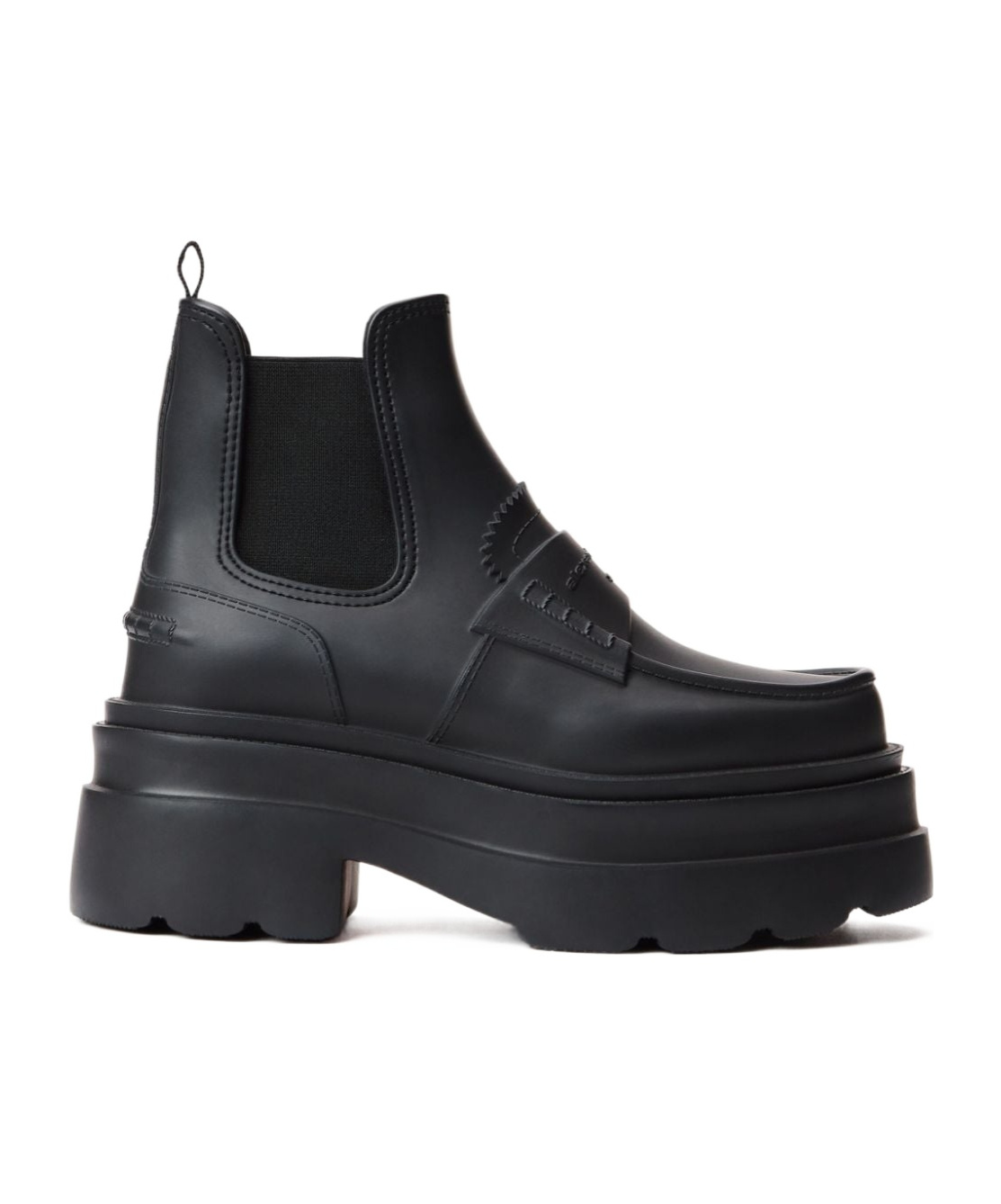 Alexander Wang Carter Ankle Platform Rain Boot In Black | ModeSens