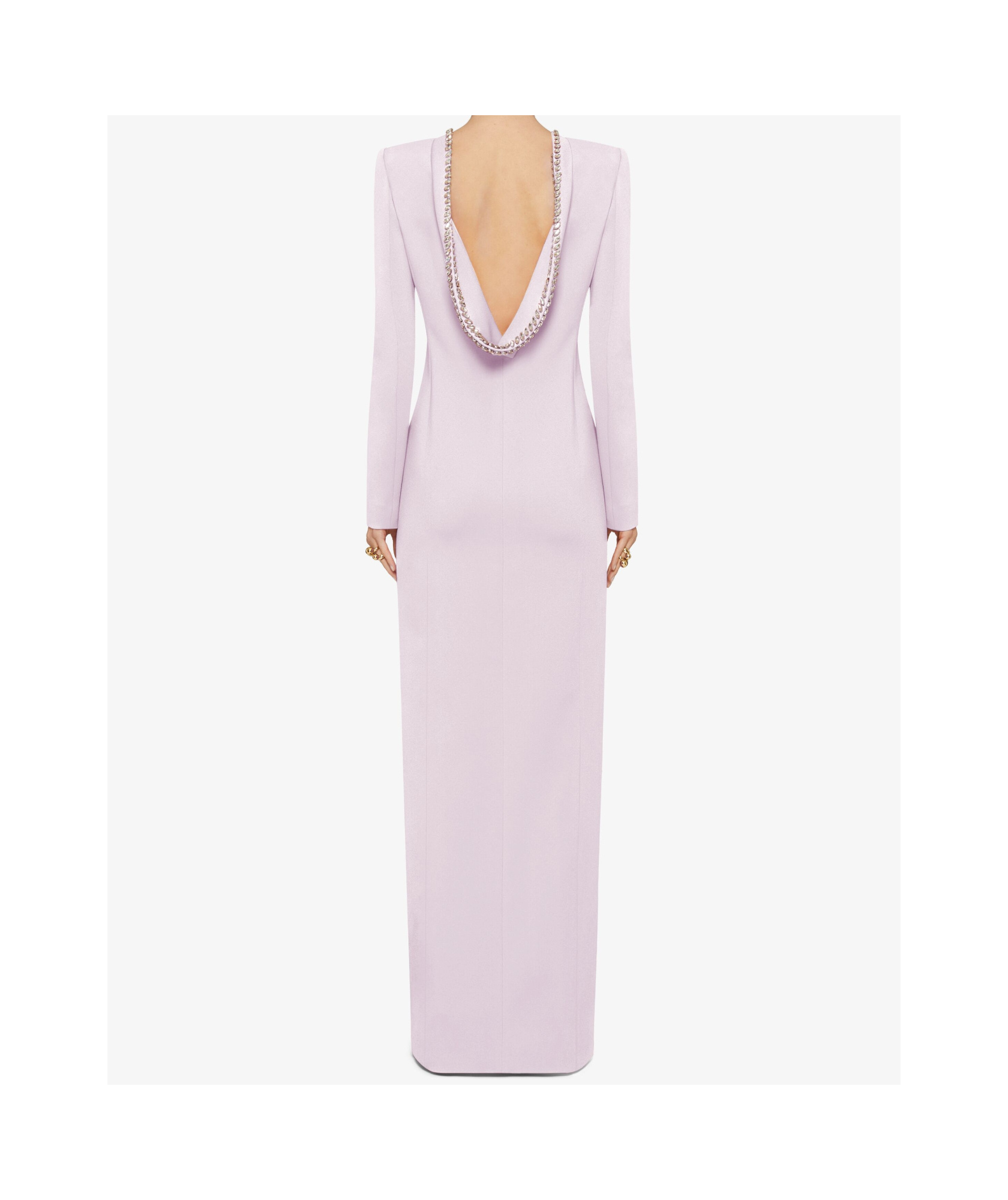 Givenchy Evening Dress With Crystal Details In Pale Pink | ModeSens