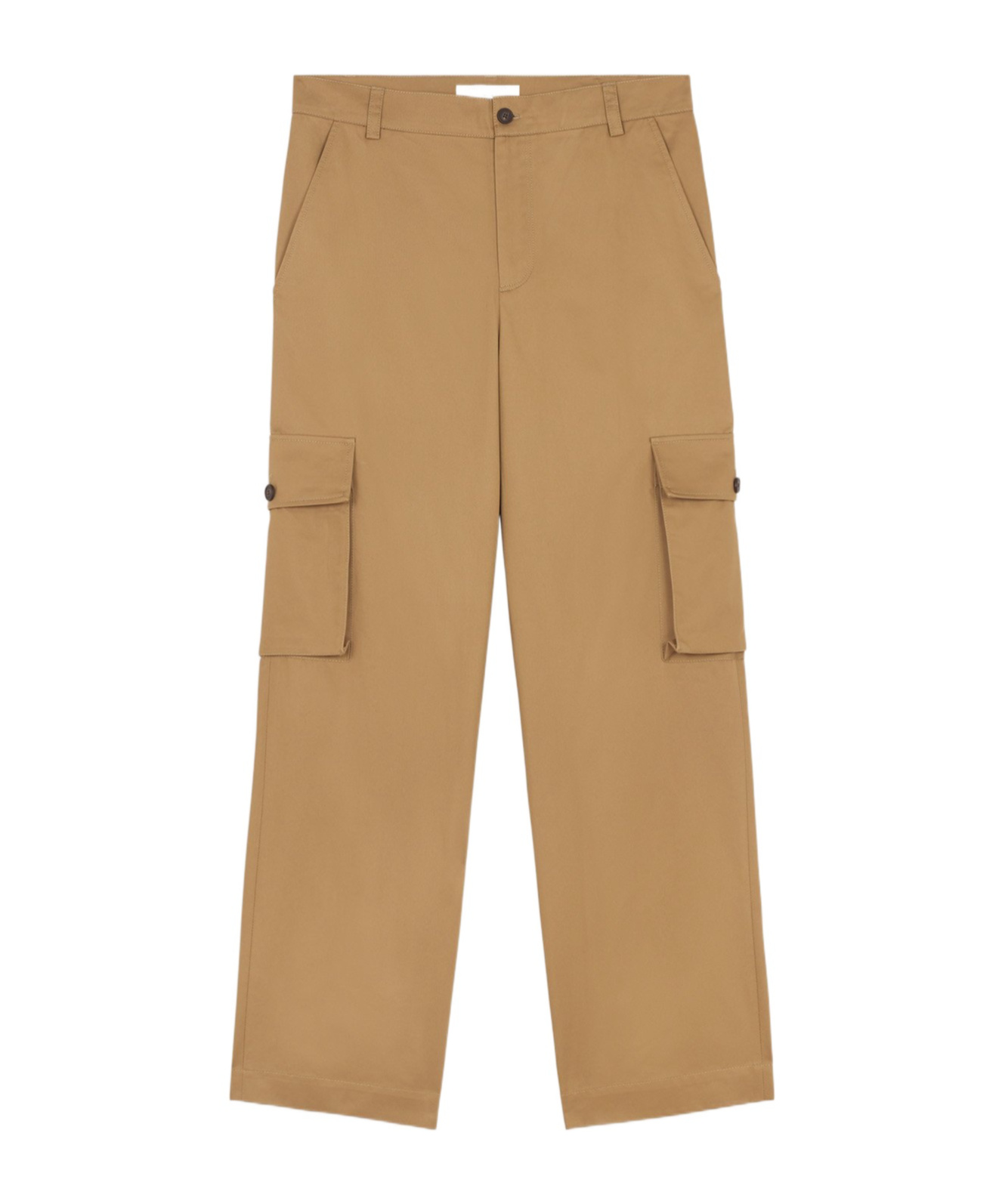 Maison Kitsuné Camel Cotton Cargo Pant In Beige | ModeSens