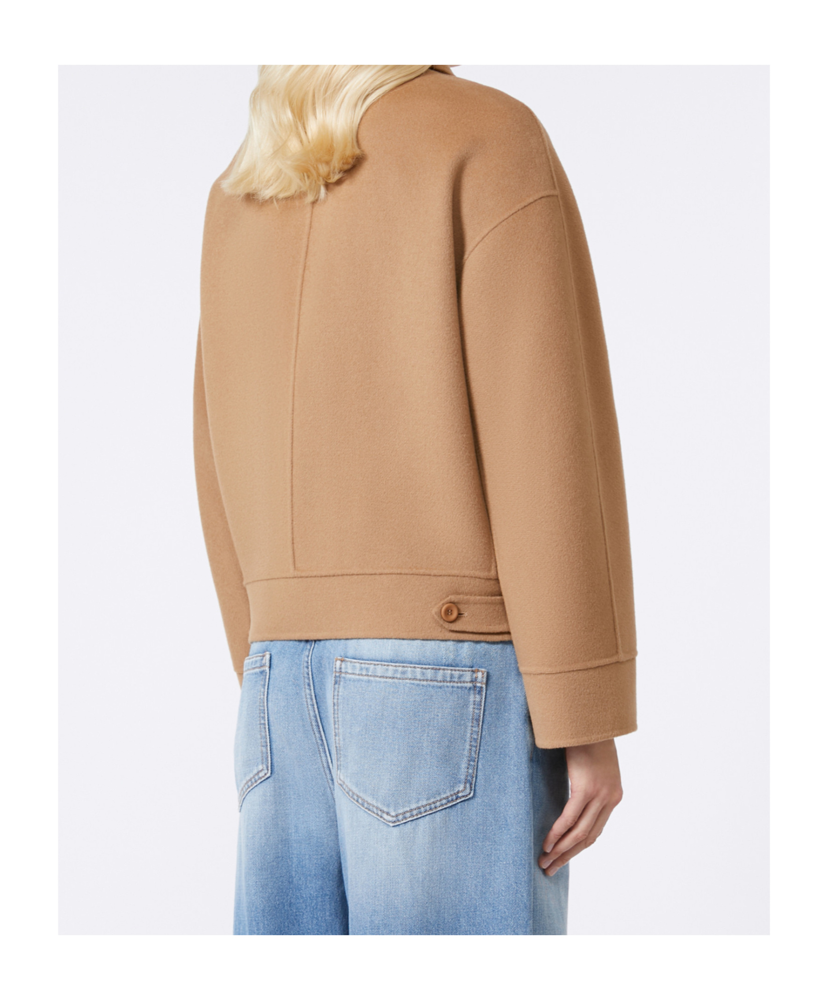 Max Mara Studio Fiero Jacket Camel In Brown | ModeSens