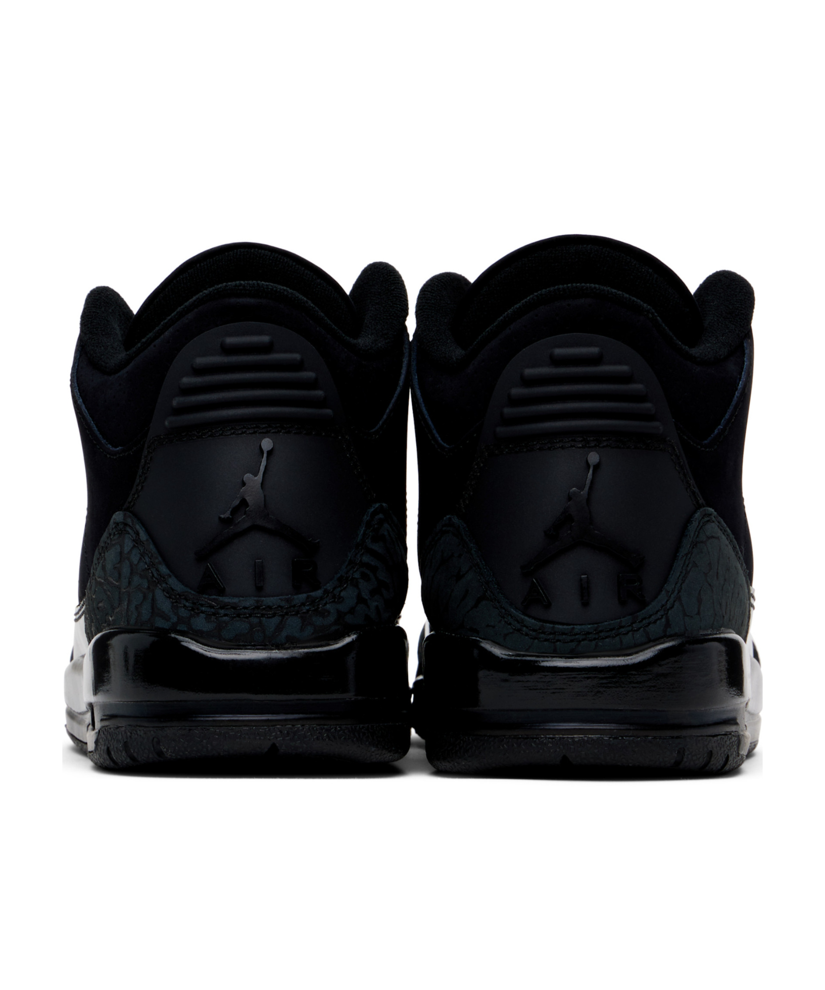 Nike Big Kids Black Air Jordan 3 Retro 'black Cat' Sneakers In Black ...