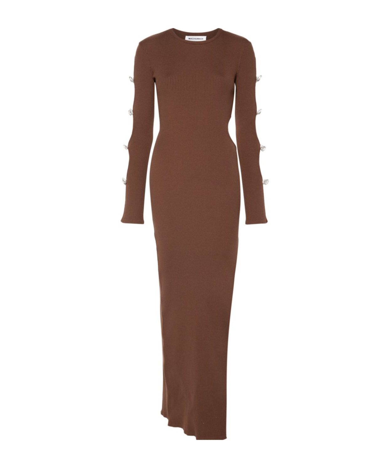 Mach&mach Cut-out Maxi Dress In Green | ModeSens