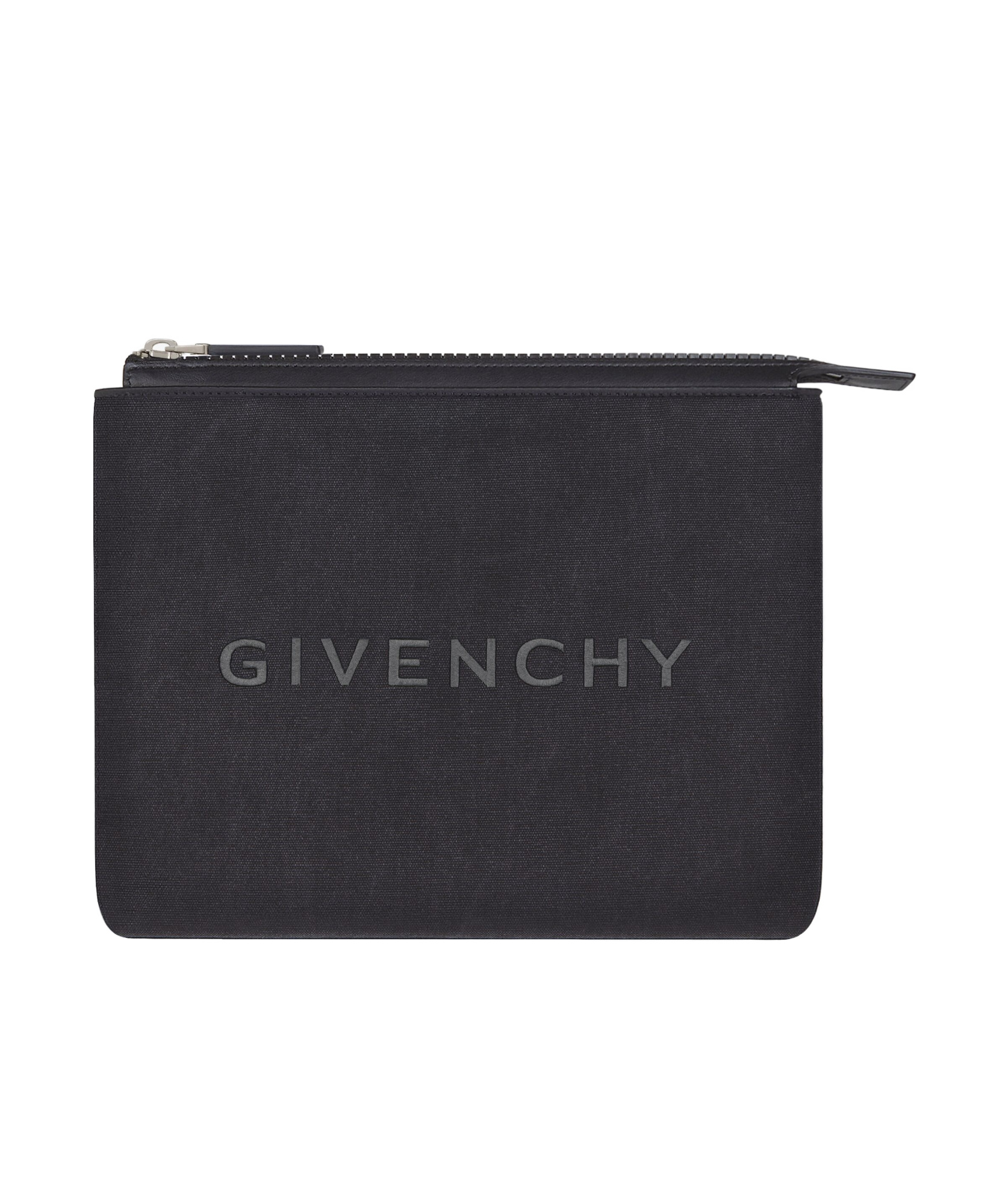 Givenchy Logo Zipper Travel Bag In Black | ModeSens