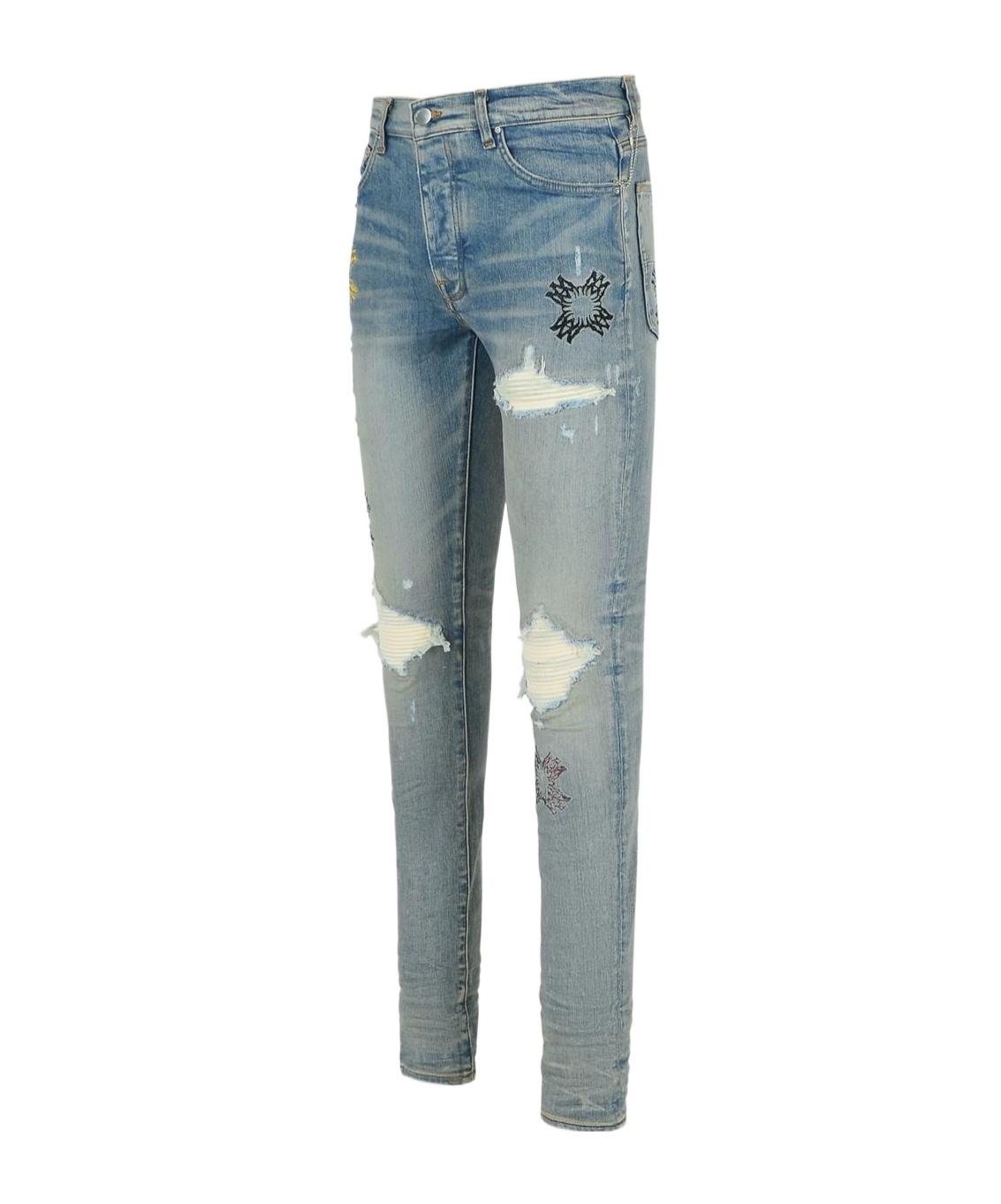 Amiri Belt-loop Jeans In Gray | ModeSens