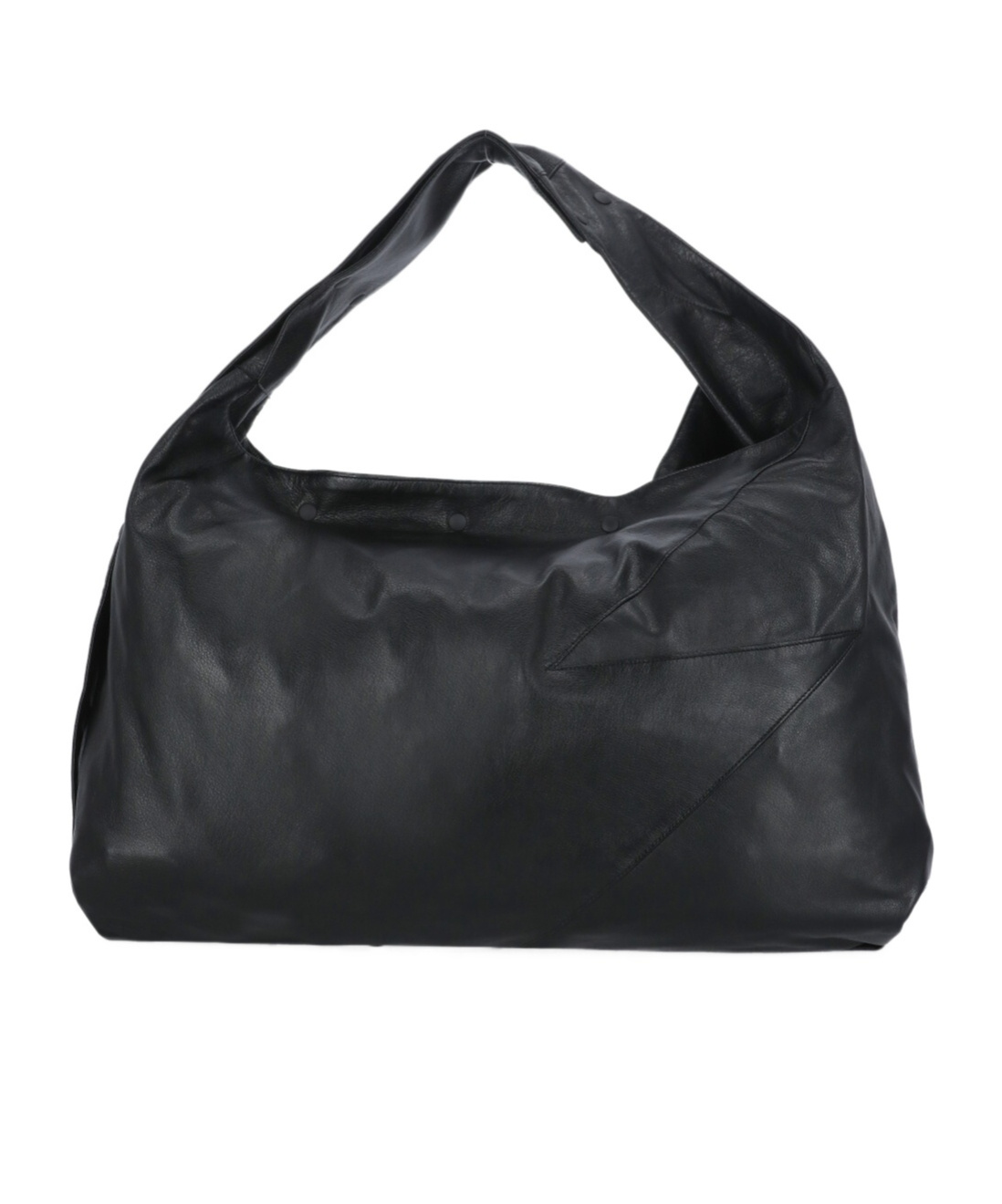 Yohji Yamamoto Leather Shoulder Bag In Black | ModeSens
